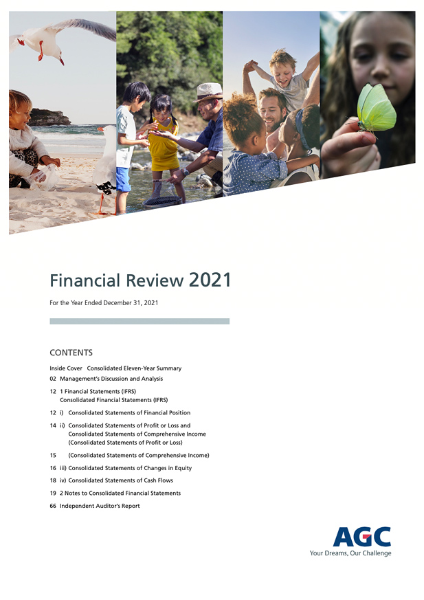 Financial Review ｜ Investors ｜ AGC